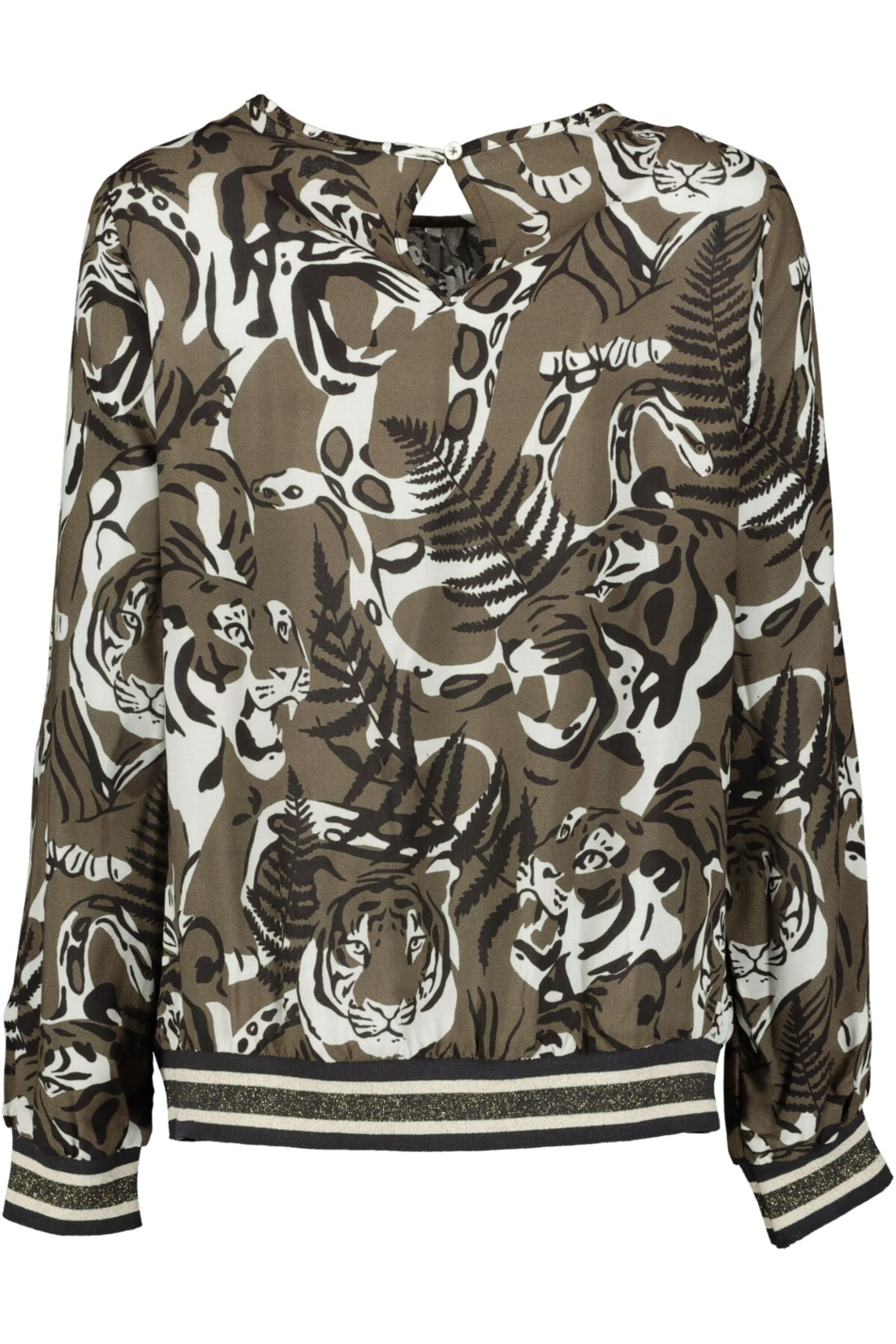 Bluse mit Animal-Print | Emily bei Mode Löning